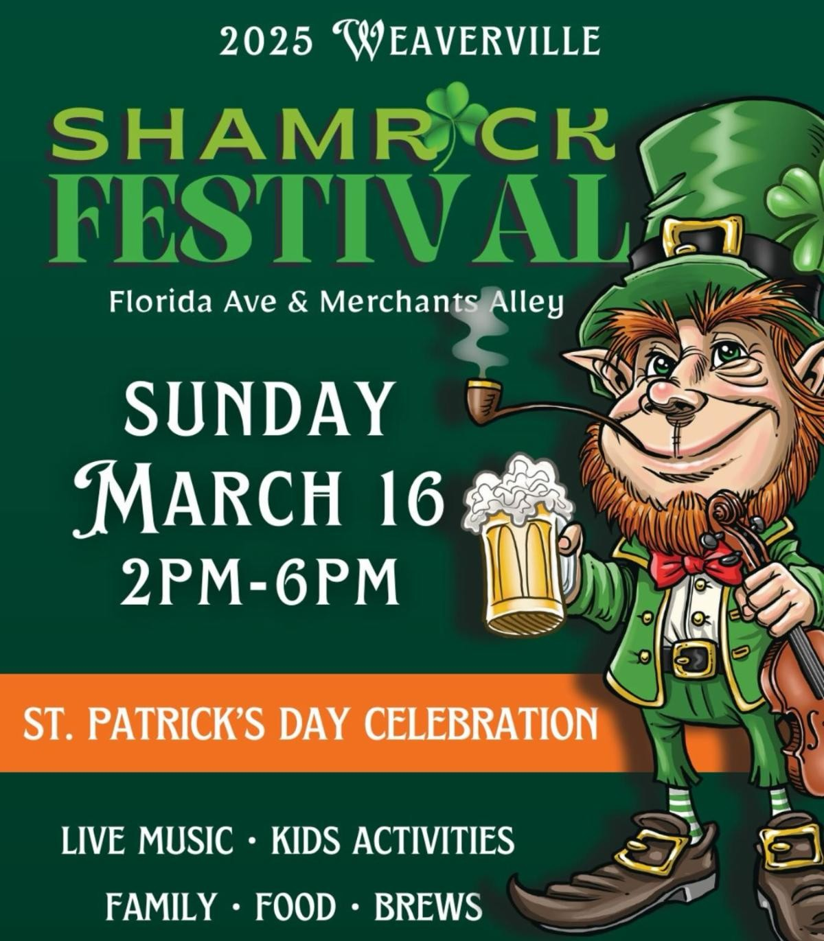 WBA presents 2025 Shamrock Festival - Town of Weaverville