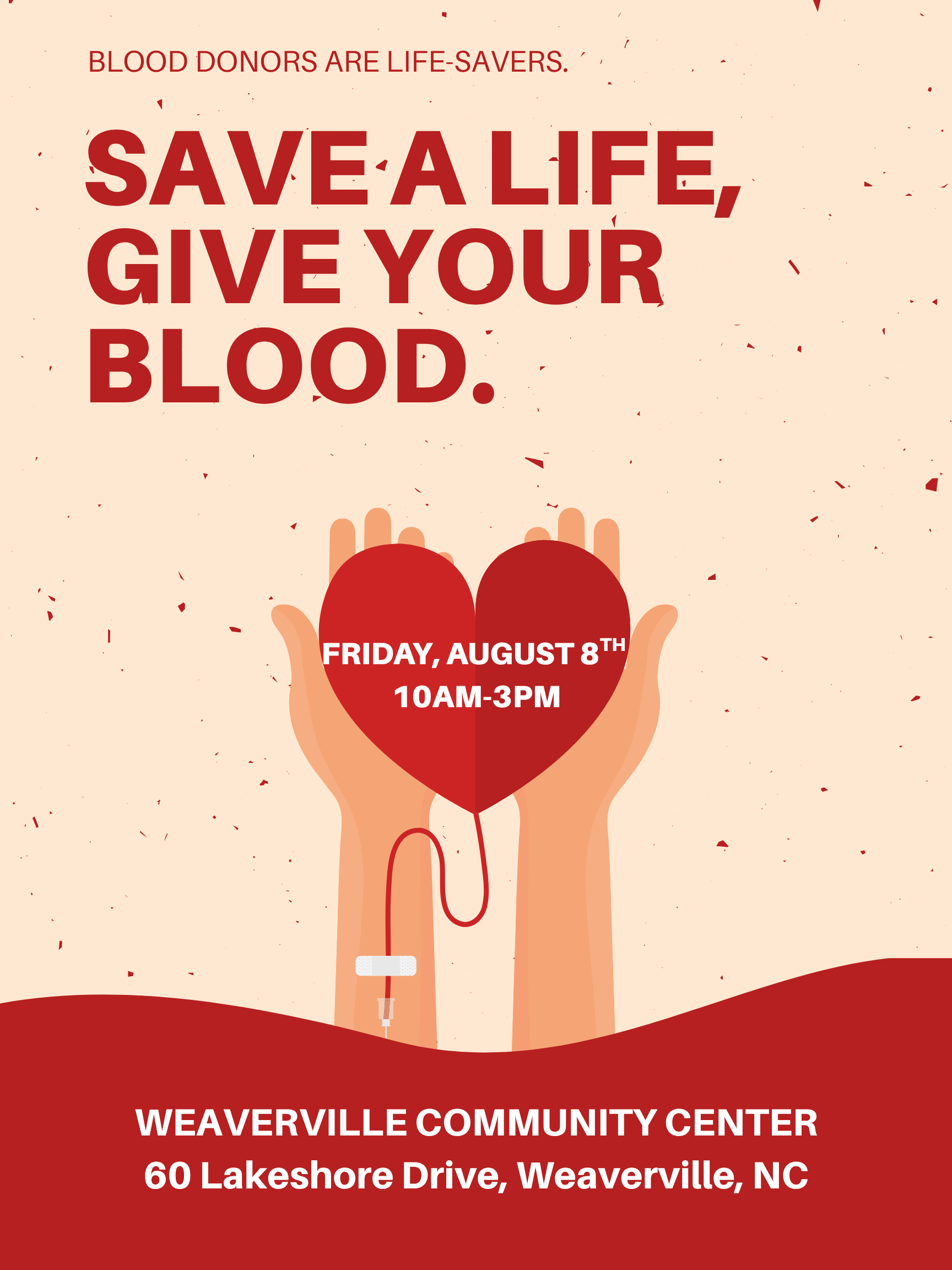 Blood Drive at Weaverville Community Center - Town of Weaverville